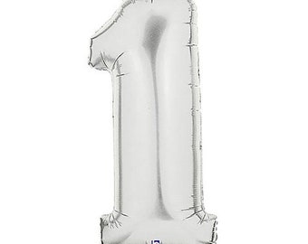 Giant Balloon Number One - Etsy UK
