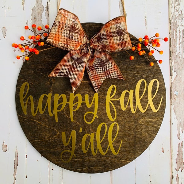 Happy Fall Yall - Etsy