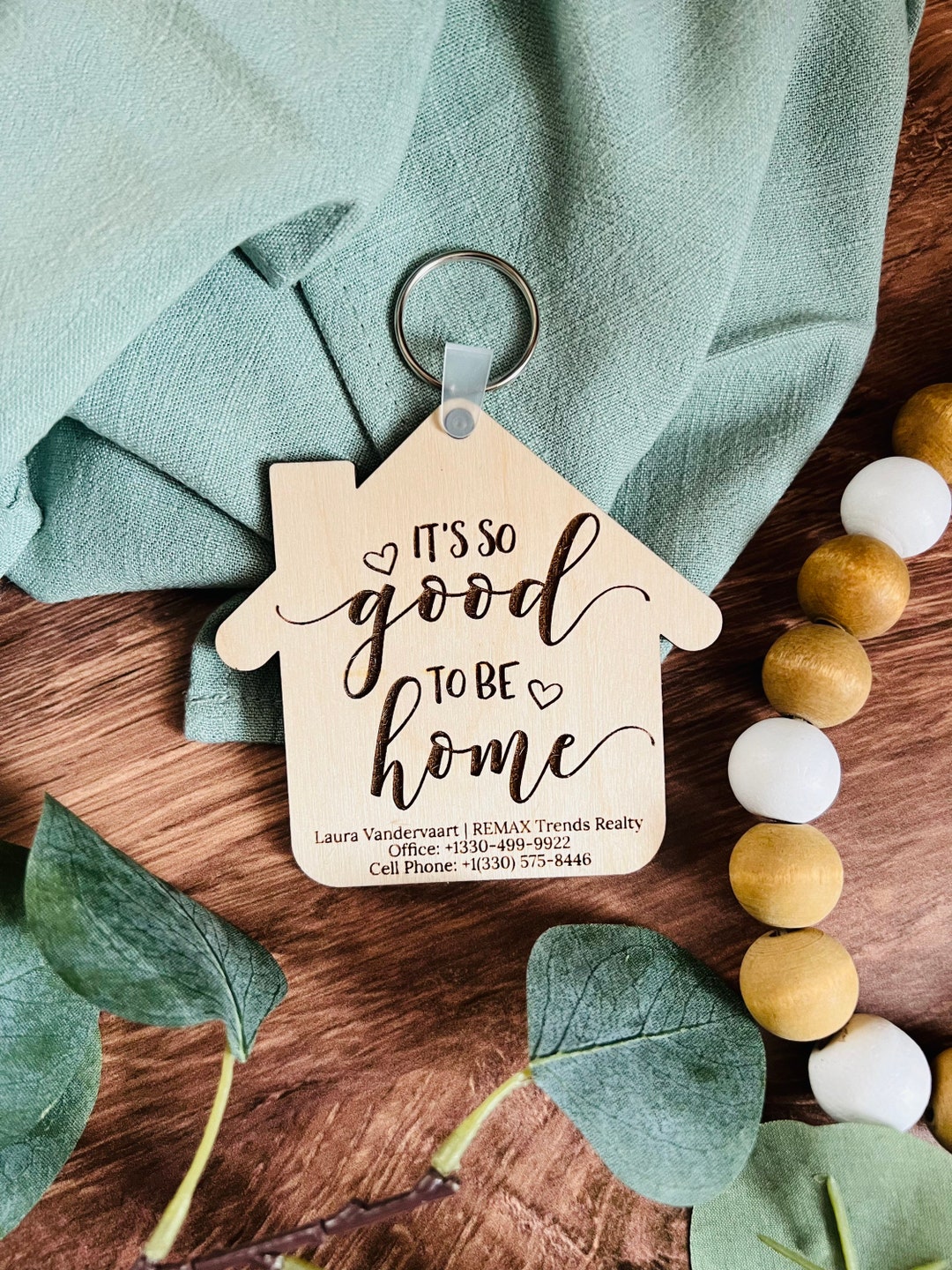 Real Estate Closing Gift, Real Estate Keychain, Realtor Gift, Gift for ...