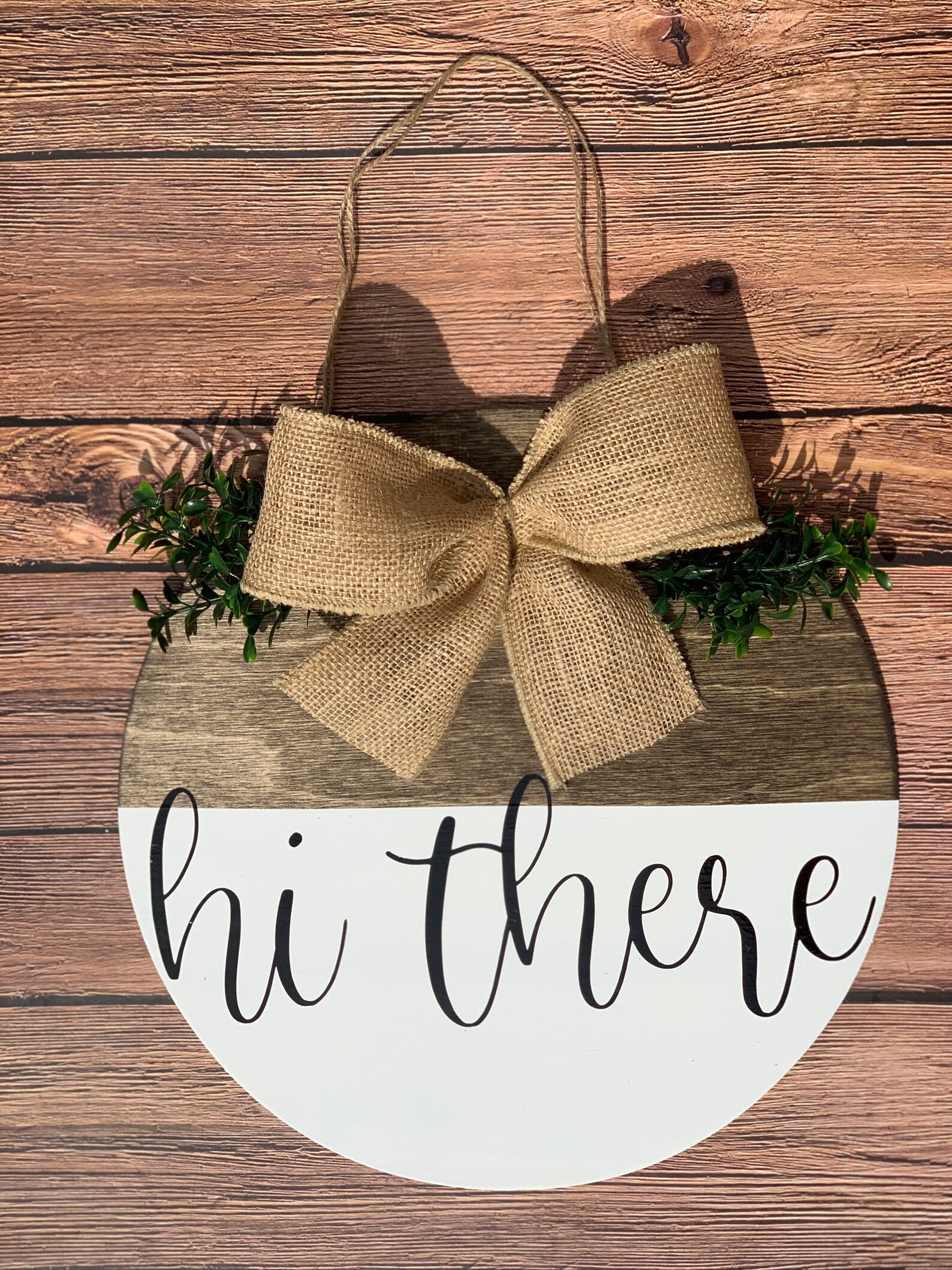 Hi There Door Hanger, Anytime Door Sign, Hello Door Sign, Door Decor ...