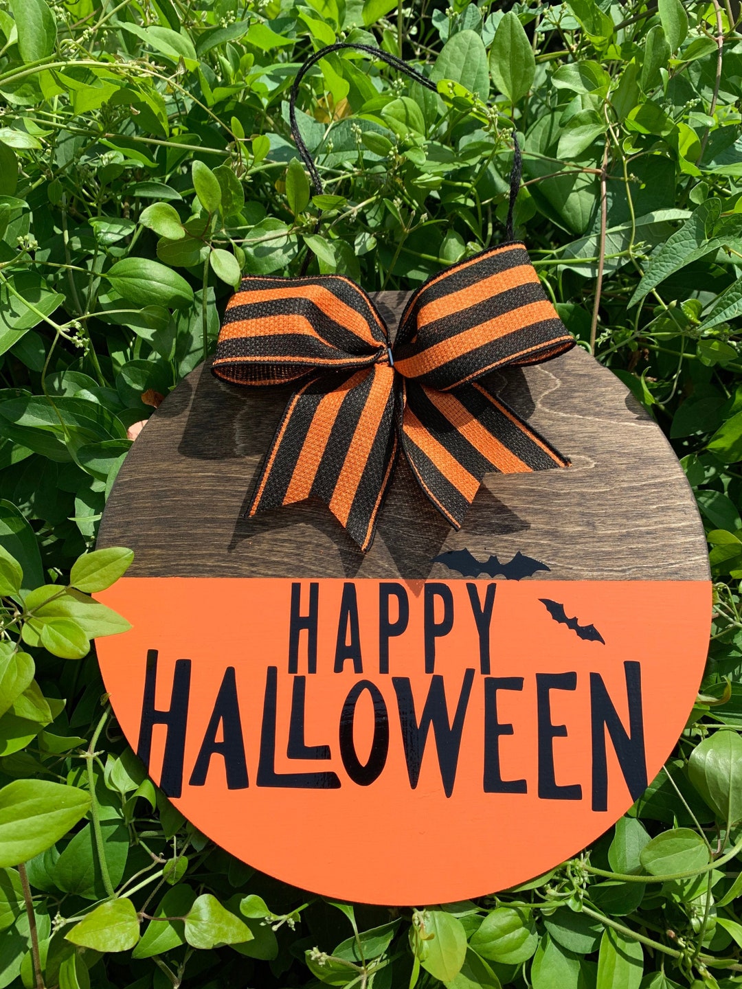 Happy Halloween Door Hanger, Halloween Door Sign, Sign for Front Porch ...