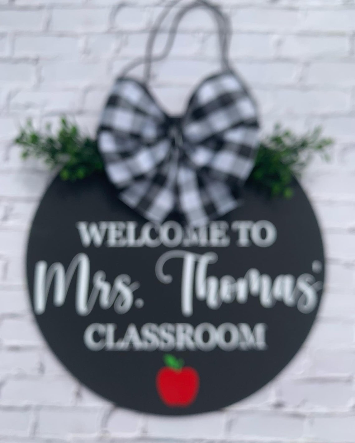 Personalized Teacher Classroom Door Sign Personalized - Etsy