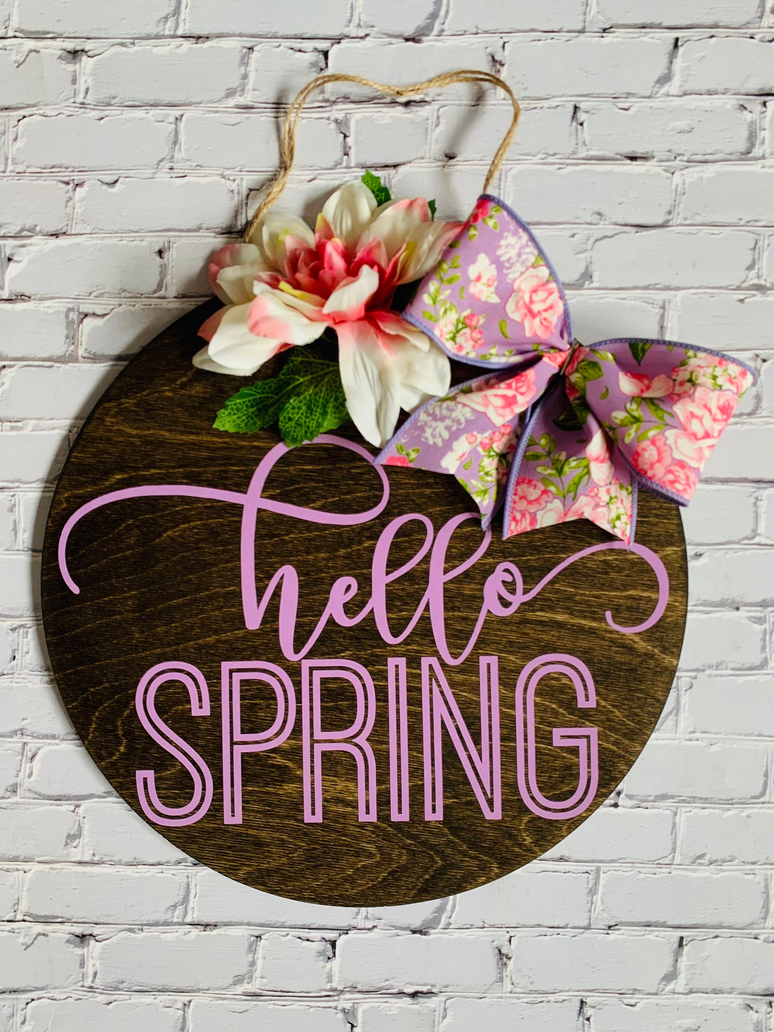 12 Hello Spring Door Hanger Hello Spring Spring - Etsy