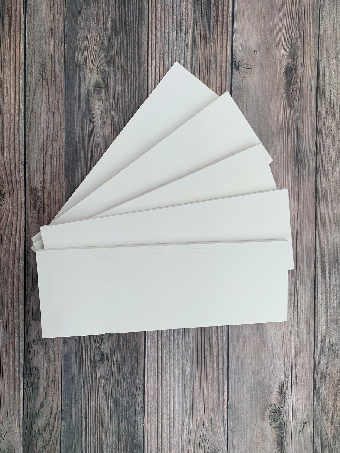 Set of 5 Painted Wood Blanks for Crafts | DIY Crafting Blanks | Blank ...