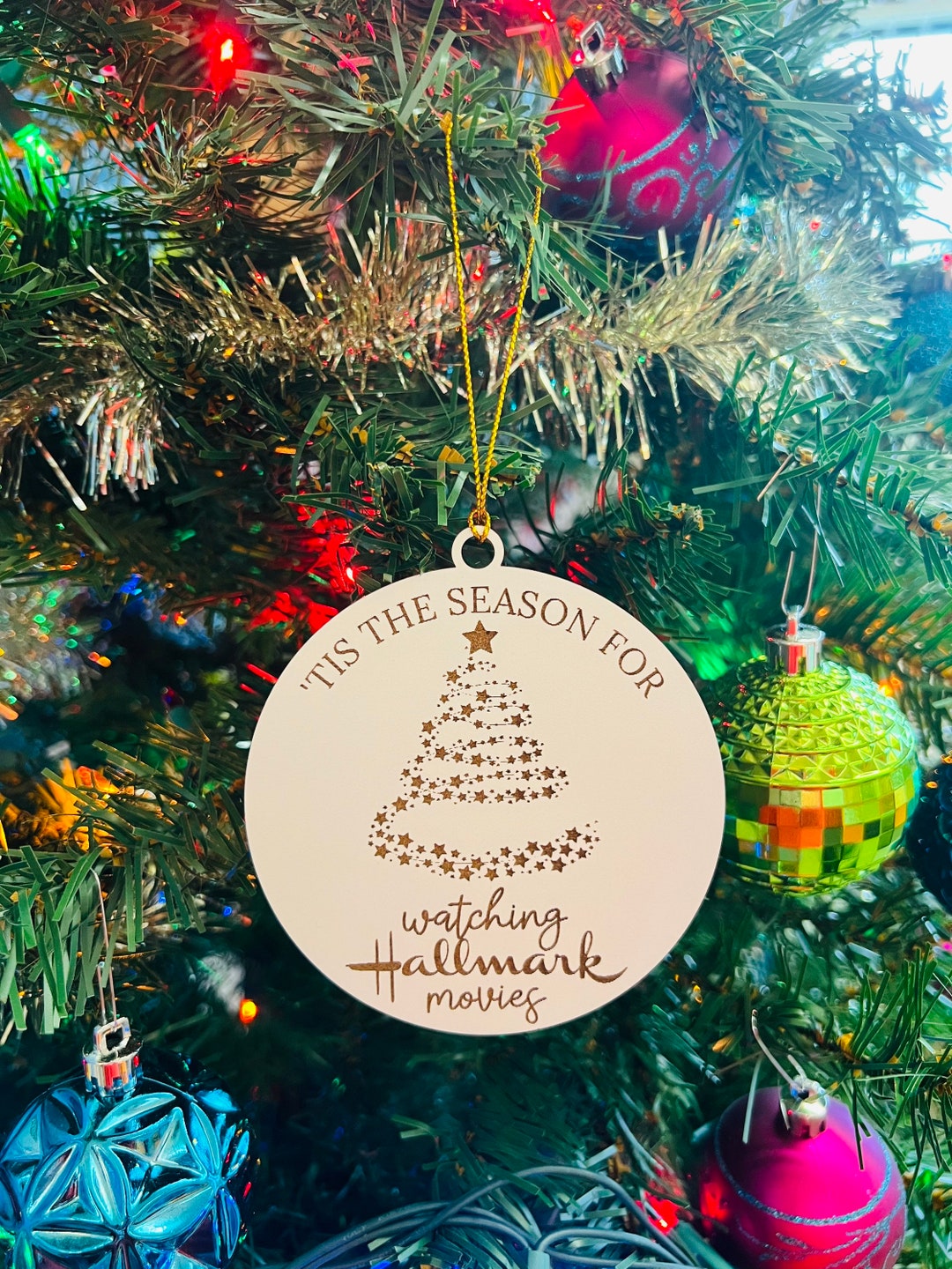 Hallmark Movies Ornament, ‘tis the Season for Hallmark Movies, Hallmark ...