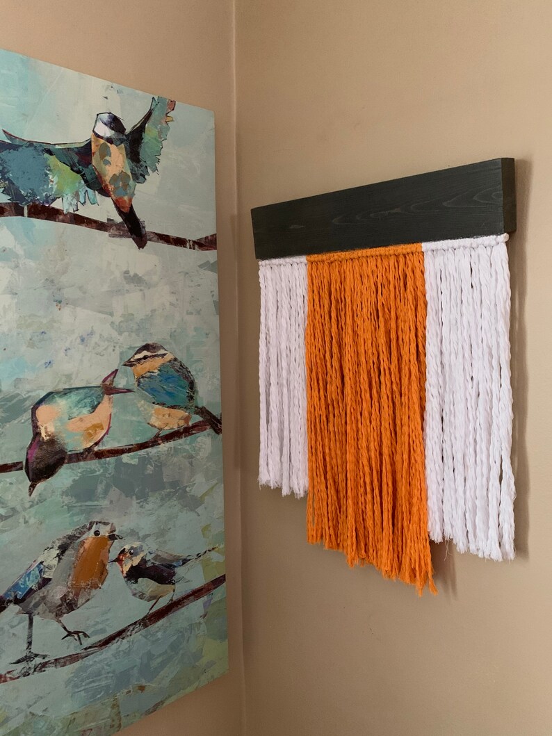 Geometric String Wall Art Boho Chic Wall Hanging Fiber Art | Etsy