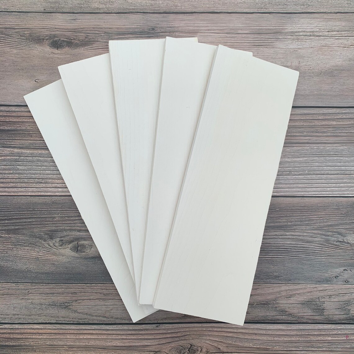 Set of 5 Painted Wood Blanks for Crafts DIY Crafting Blanks | Etsy