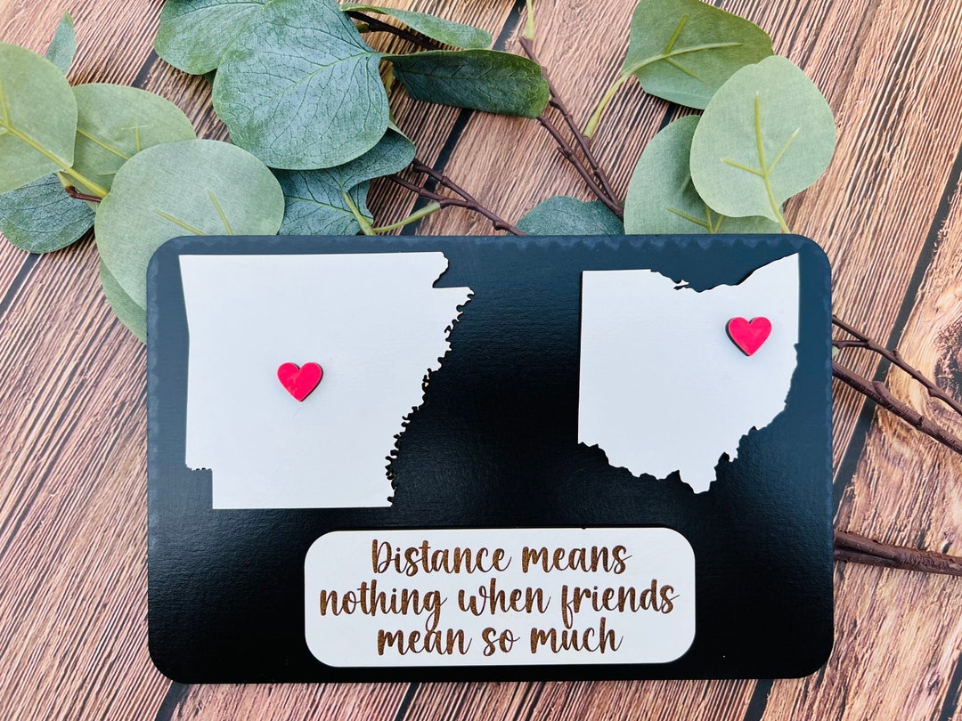 Long Distance Friendship Gift SVG, Best Friends Moving Gift SVG ...