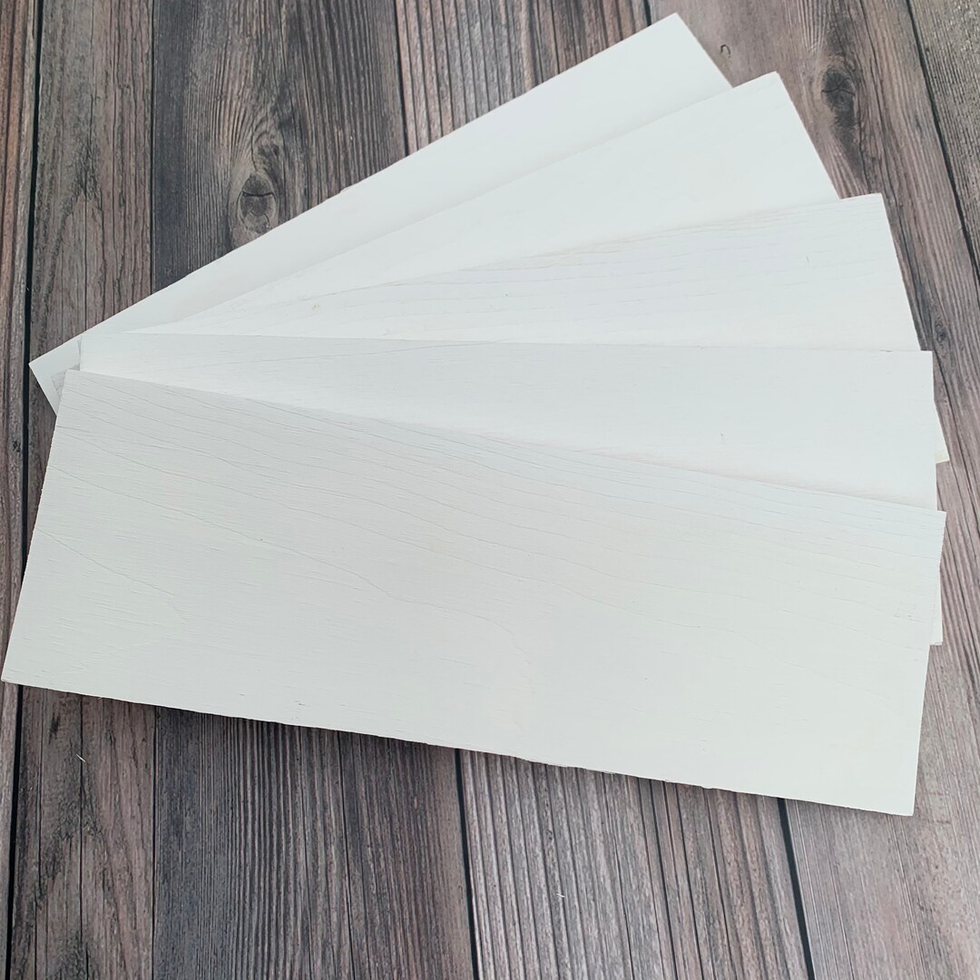 Set of 5 Painted Wood Blanks for Crafts | DIY Crafting Blanks | Blank ...