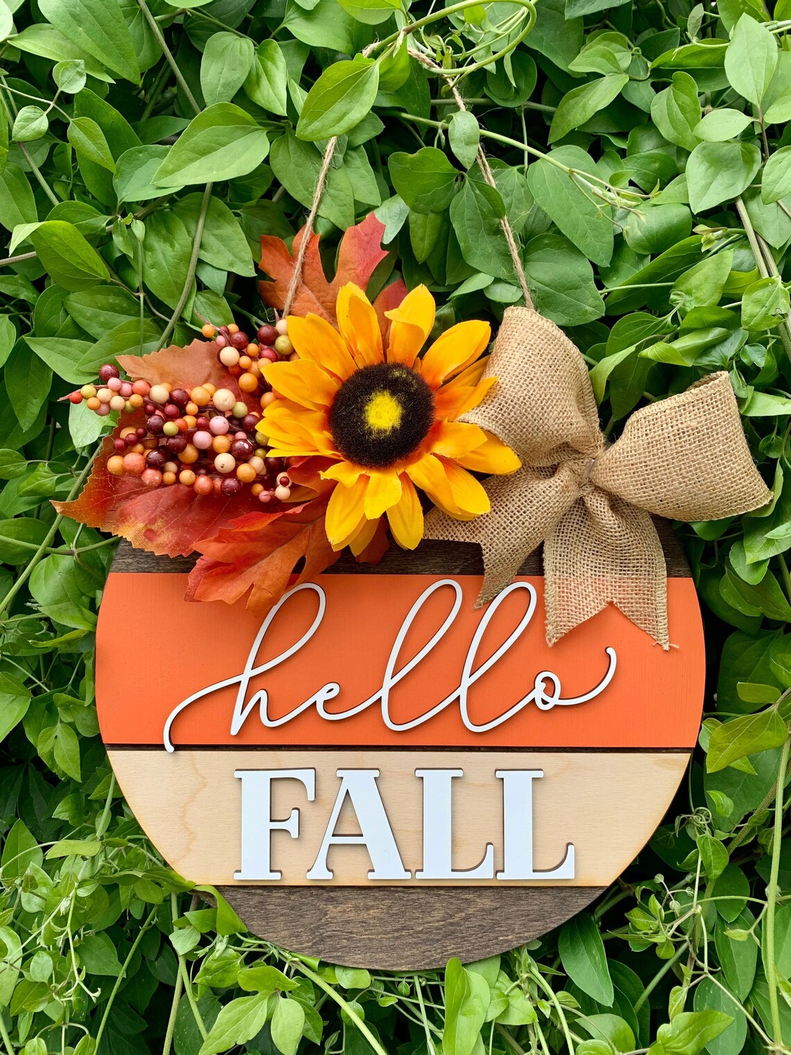 12 3D Hello Fall Fall Door Hanger Fall Door Hanger - Etsy