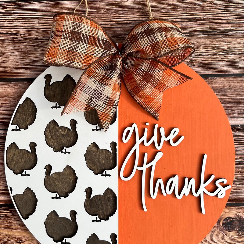 Give Thanks Sign - Etsy