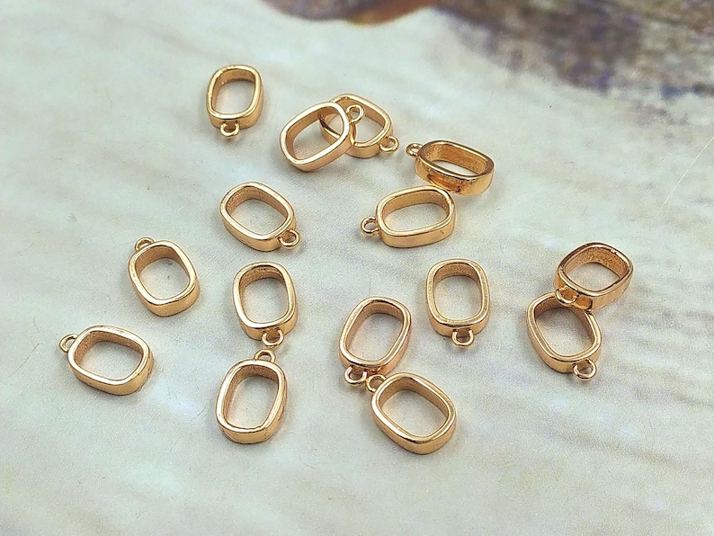 Capsule Shape Open Bezel Charms for Resin Jewelry Making – Hollow Frame ...