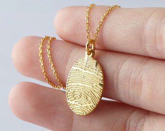 Fingerprint necklace | Etsy