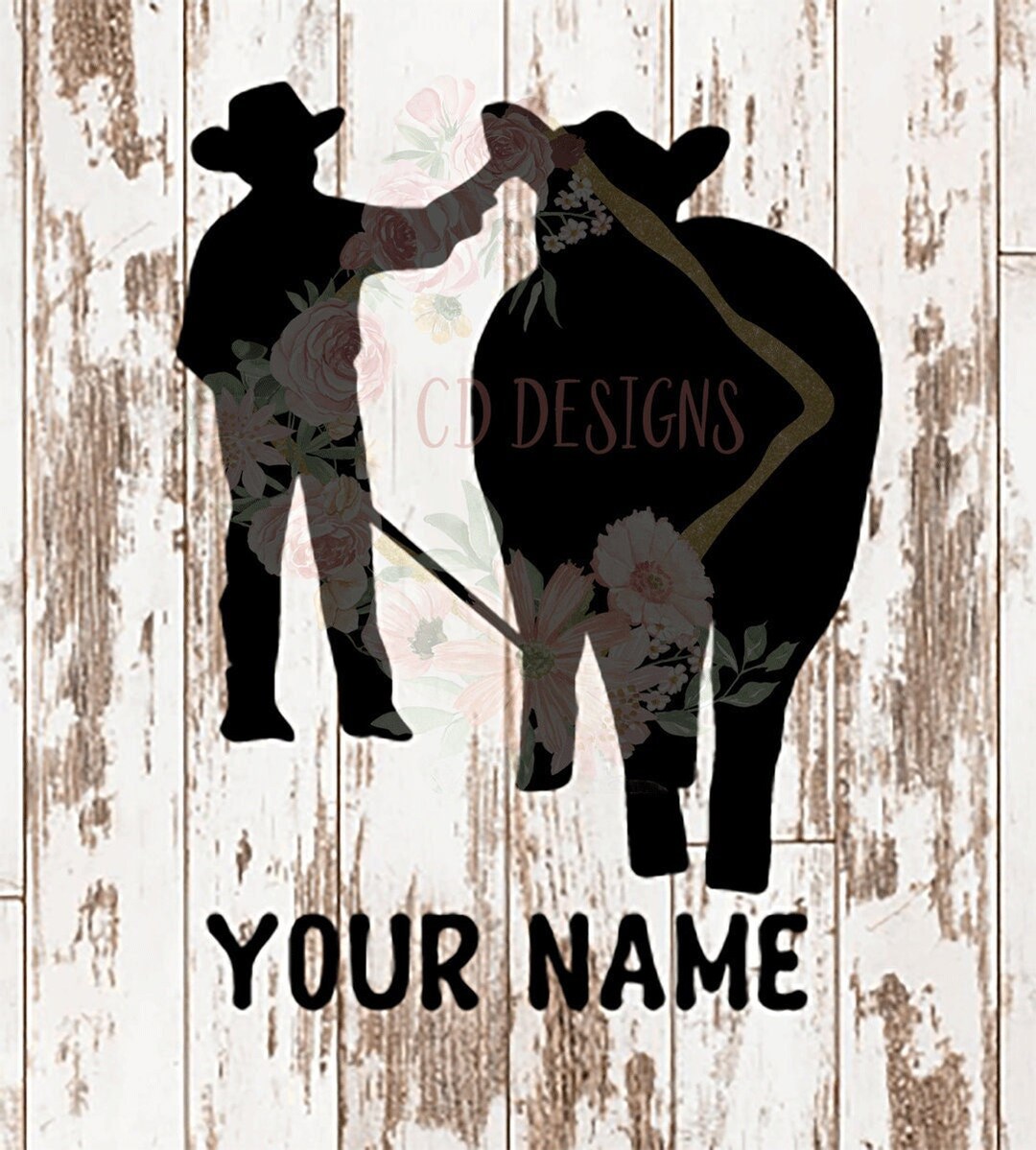Show Heifer Boy Decal | Heifer Show Box Decal | Vinyl Car Decal ...