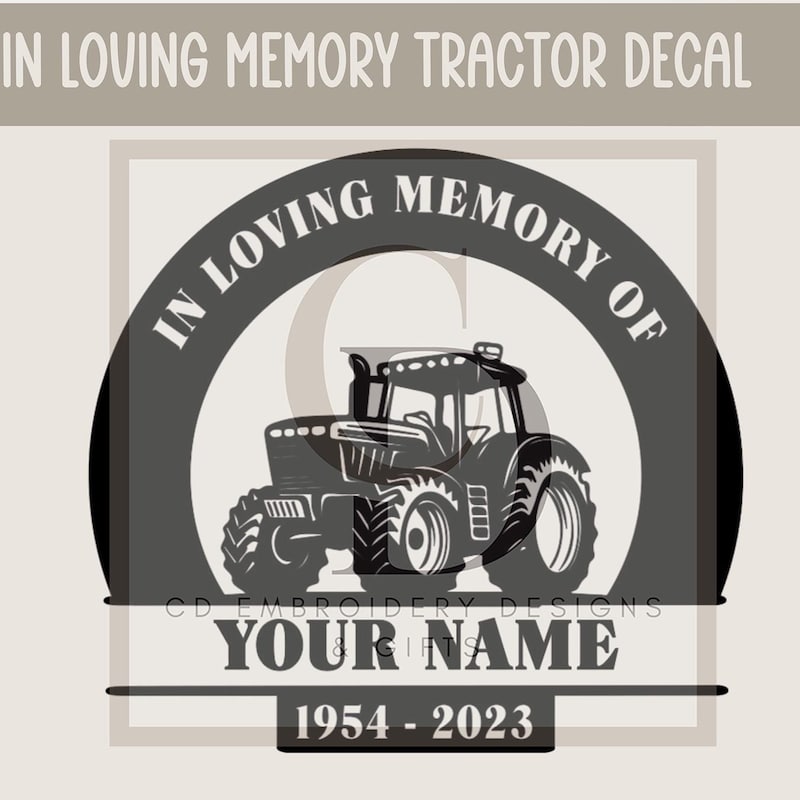 Bumper Sticker Tractor - Etsy