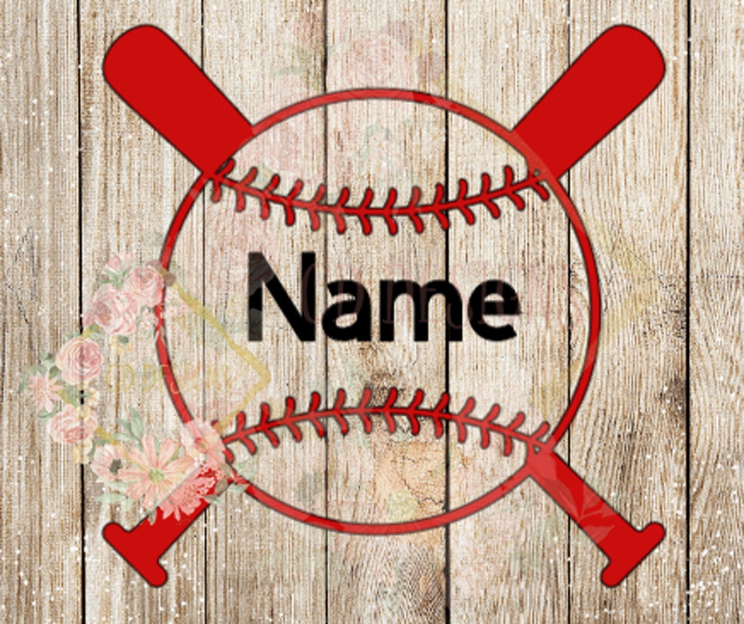 Baseball Decal, Baseball and Bat Decal, Sports Decal | Monogram Sports ...