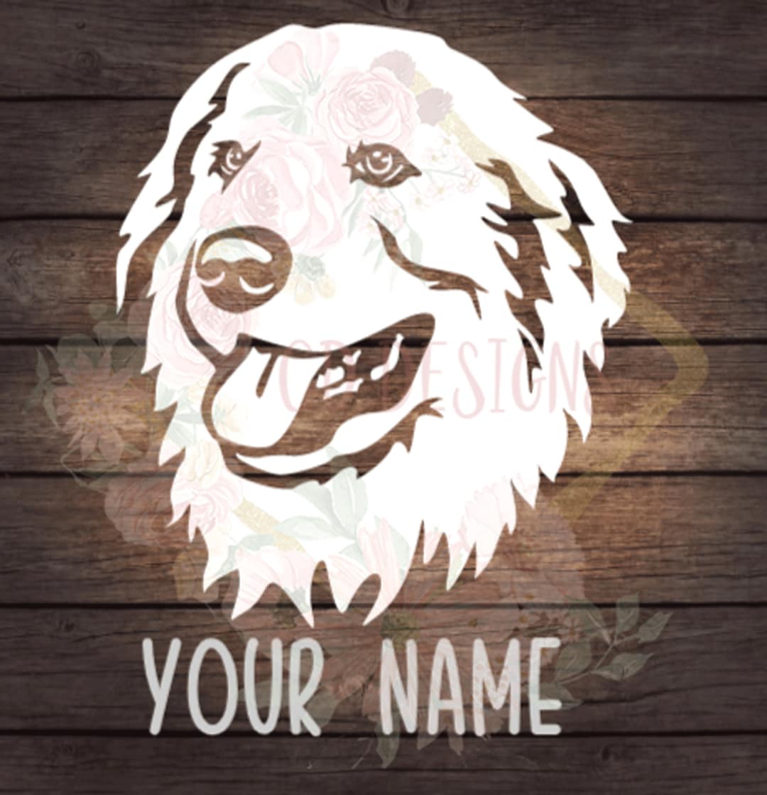 Great Pyrenees Decal | Pyrenees Dog Car Decal | Custom Dog Decal ...