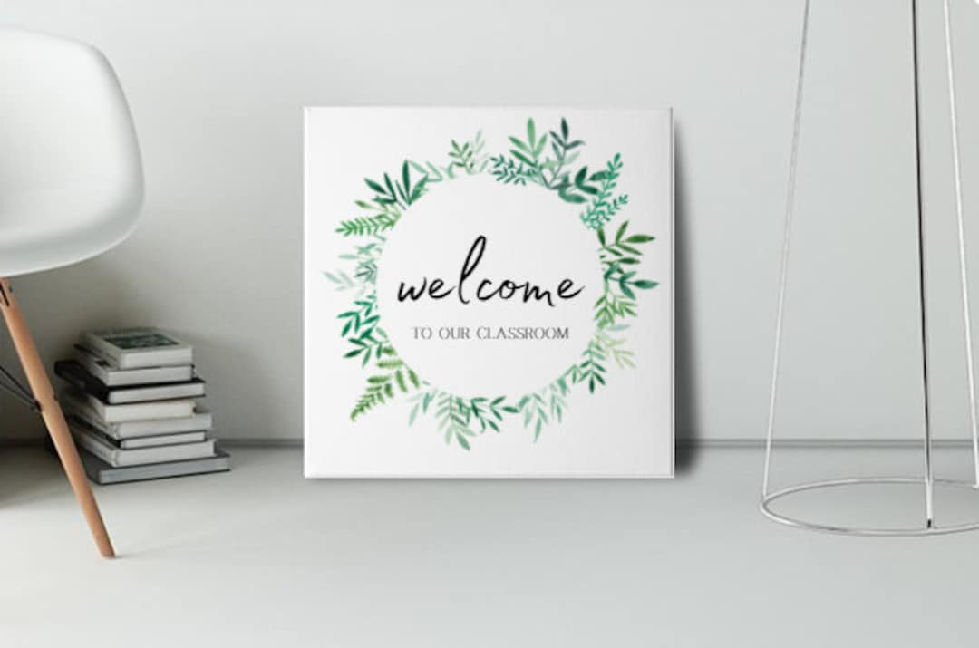Teacher Sign Printable - Classroom Sign - School Decor - Welcome to Our ...