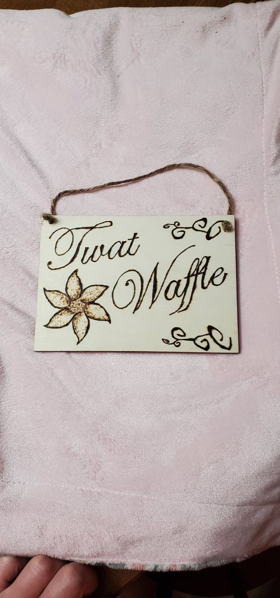 Delightfully Inappropriate Sign Twat Waffle - Etsy