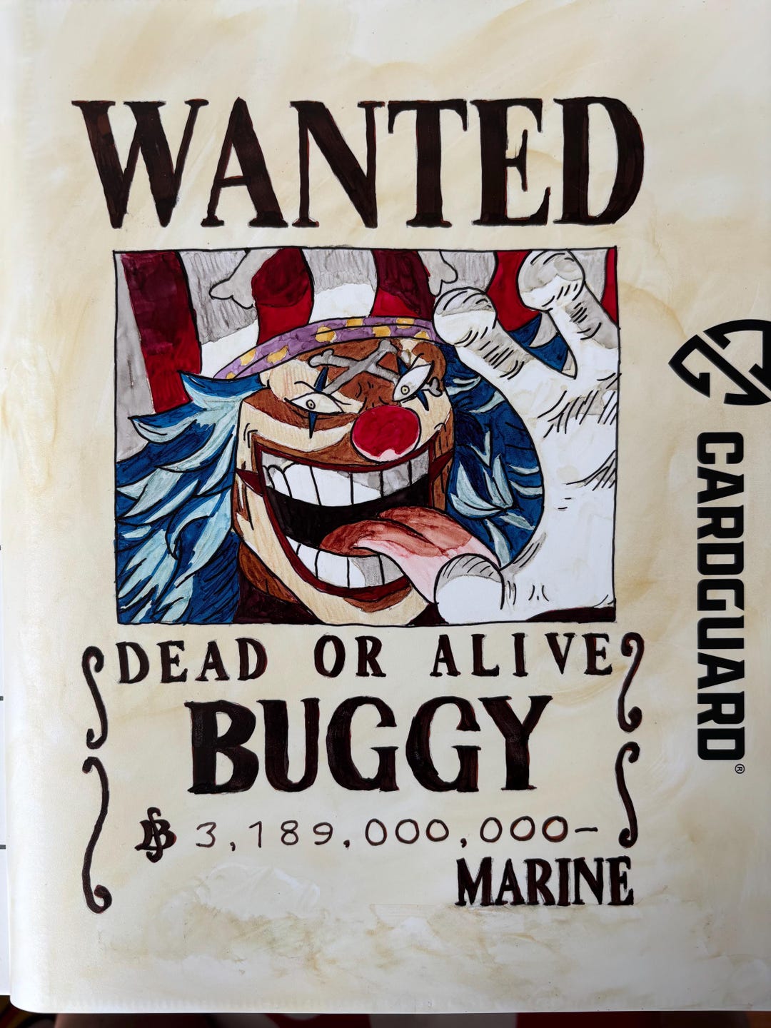 Custom Hand Drawn One Piece Card Binder - Etsy
