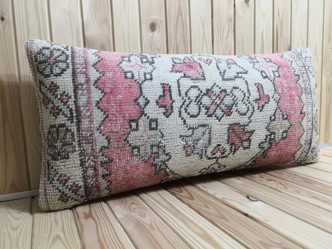 Literie Kilim Oreiller 16x36 vintage Oreillers Longs Faits à la Main ...