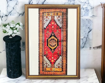 Wall Art, Rug Frame, Art Rug Frame, Wall Decoration, Wall Hanging, Wall ...