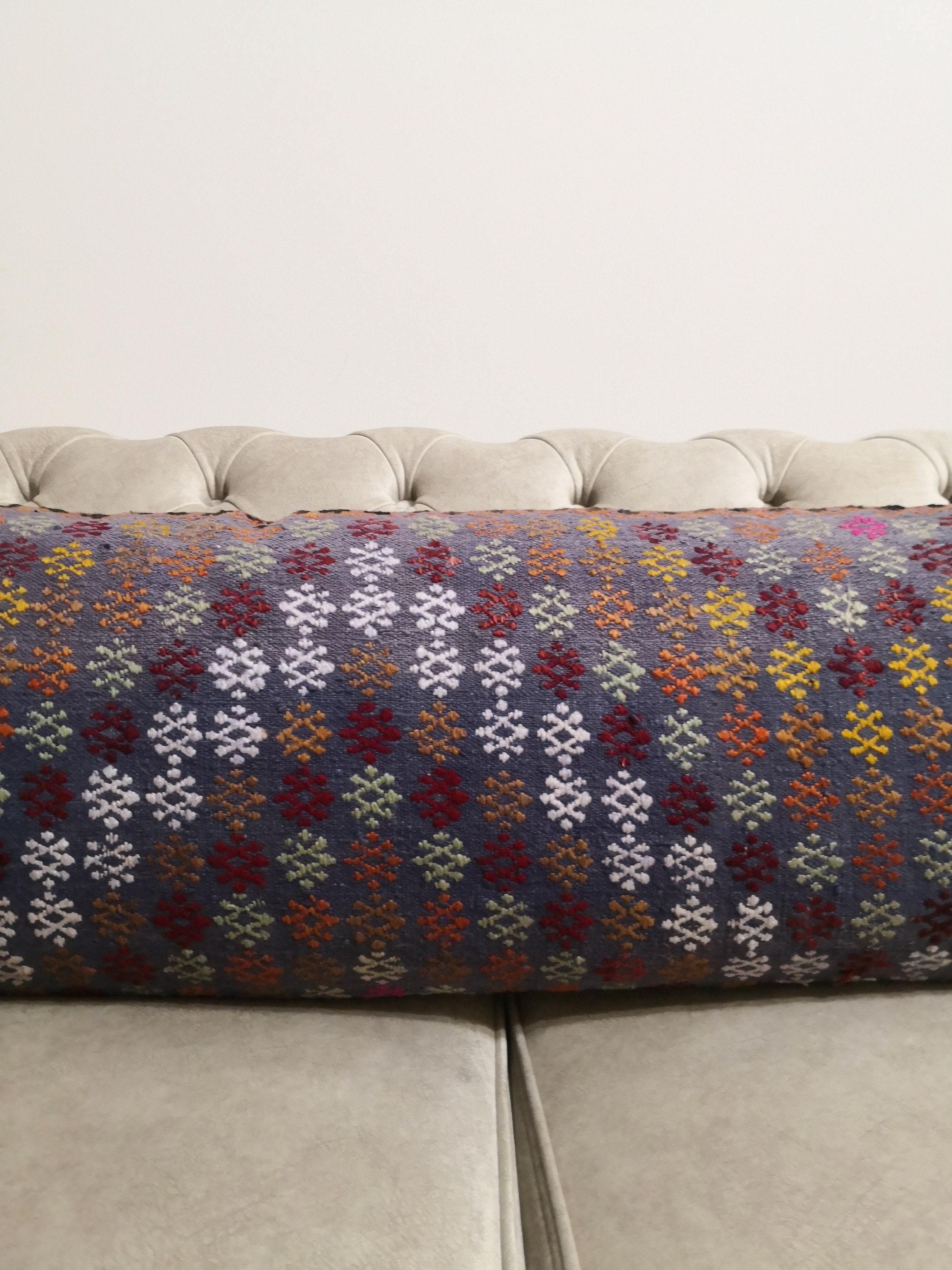 Extra Long Pillow 16x55 inches King size Turkish Long Lumbar | Etsy