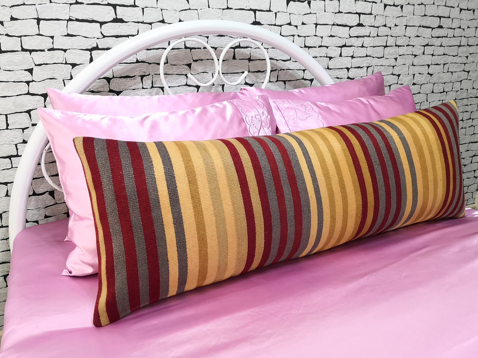 Almohada Kilim grande 16x48 pulgadas turco gran almohada | Etsy