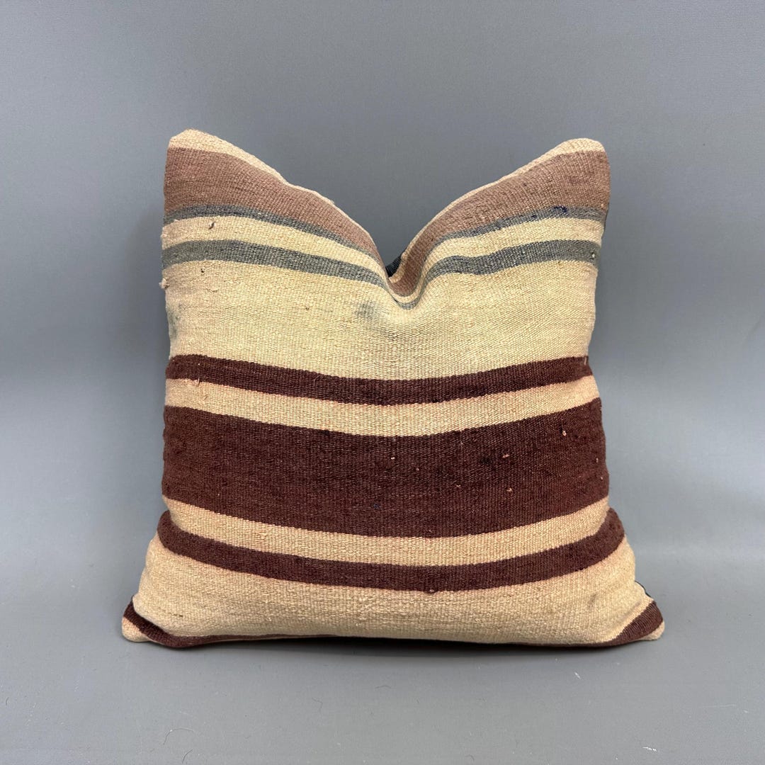 Kilim Pillow Cover, Home Decor Pillow, 18x18 Throw Kilim Pillow ...