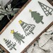 Modern Christmas Tree Sign, Tree Line Drawing Sign, Christmas Hanging ...