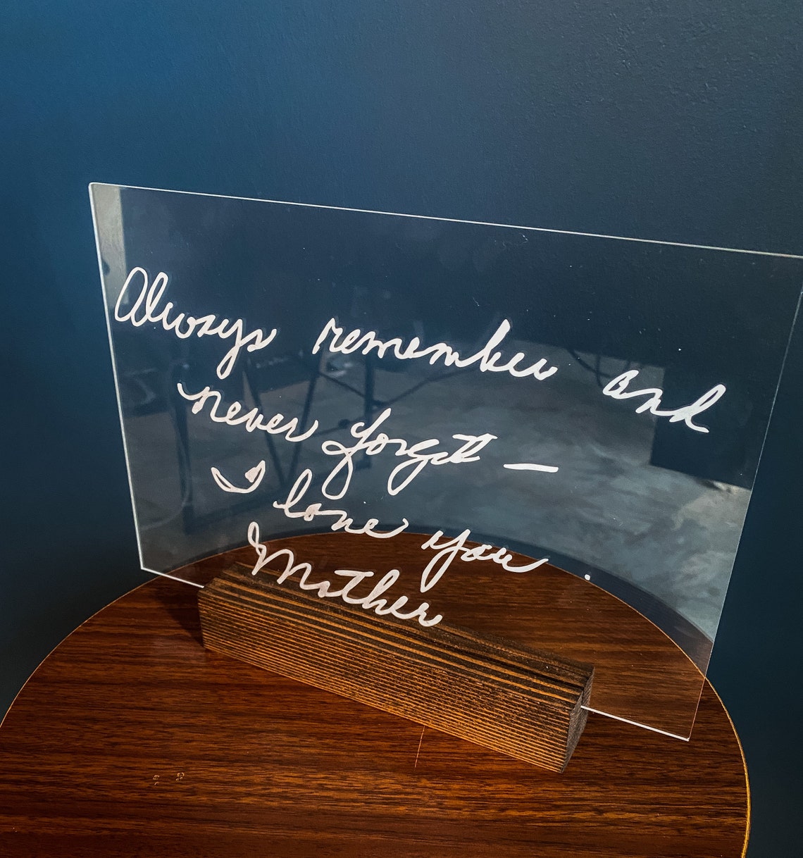 Custom Engraved Handwriting Sign Personalized Handwriting - Etsy