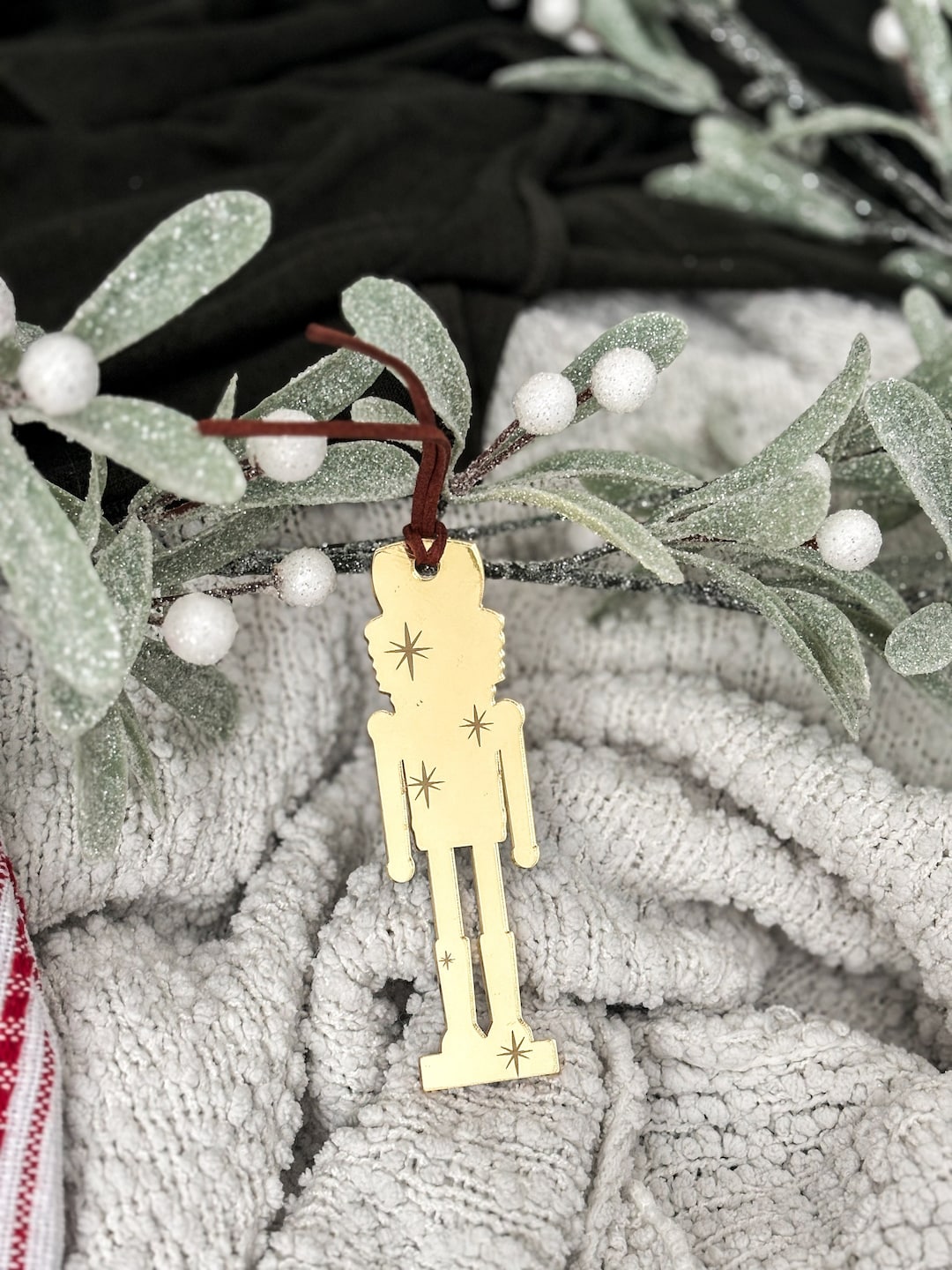 Acrylic Nutcracker Ornament, Modern Christmas Decor, Christmas Tree ...