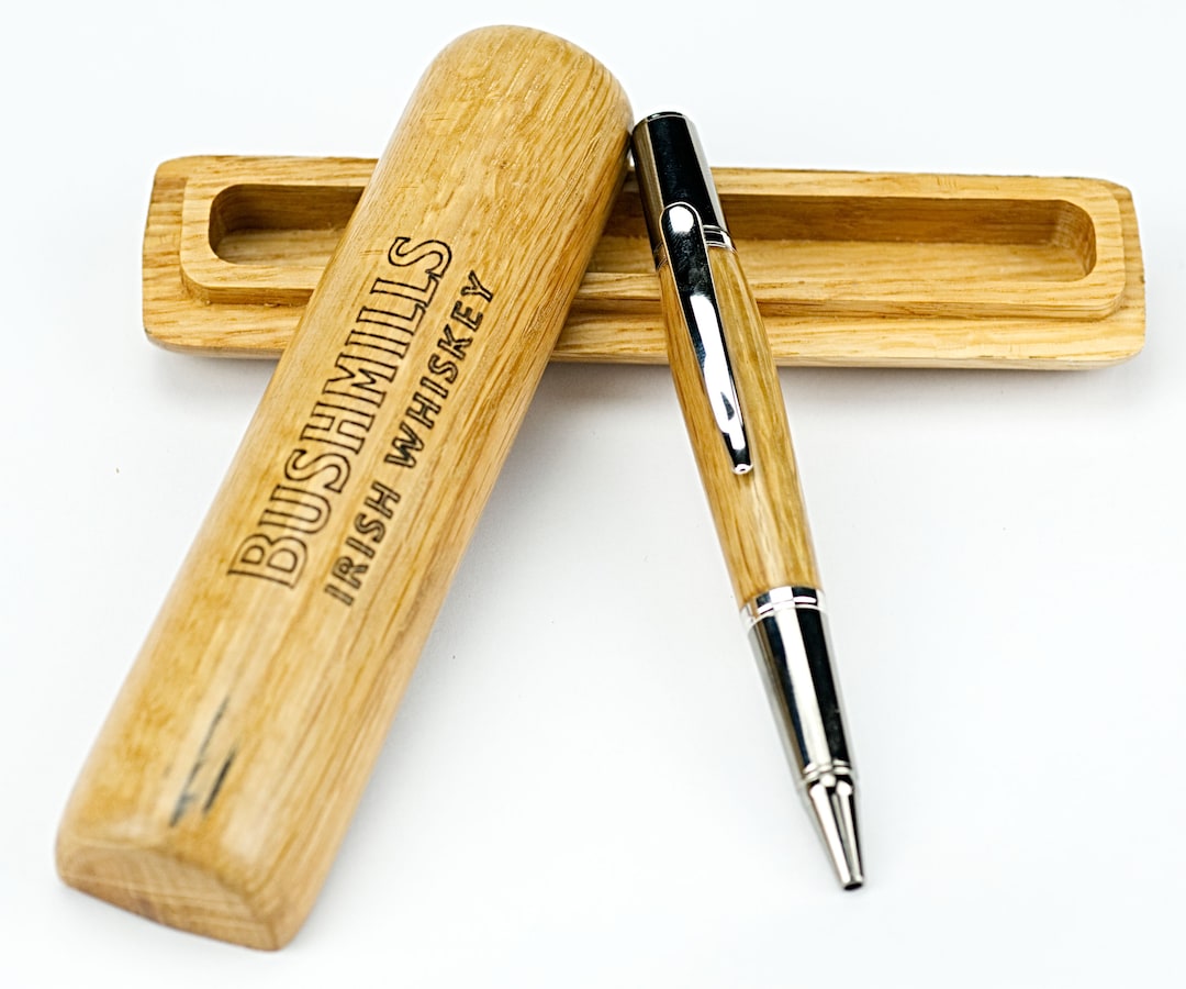 Bushmills Whiskey Barrel Pen in Presentation Box - Etsy
