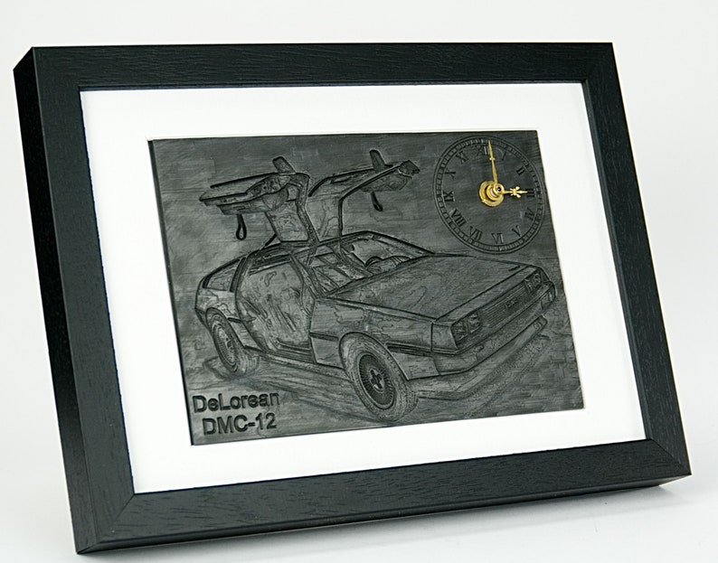 Delorean DMC-12 Clock - Etsy