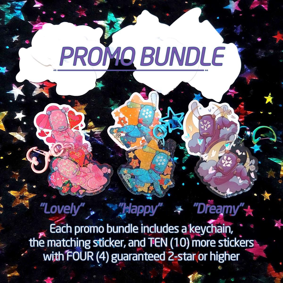 I-DOG PARADE Blind Sticker Pack - Etsy