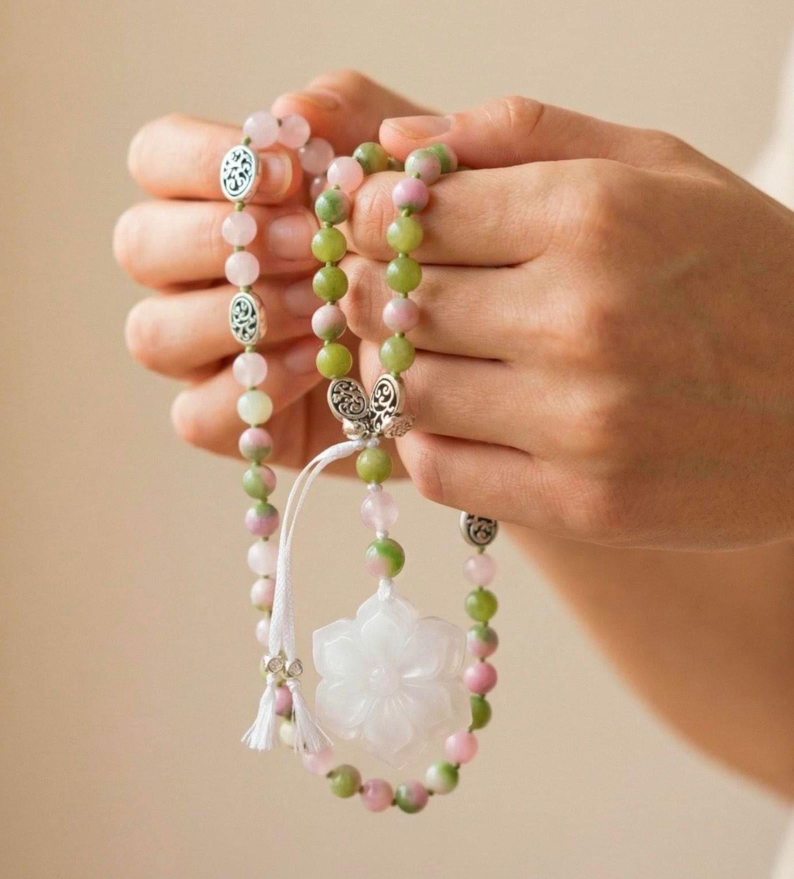 Hand Knotted Zen Mala 108 Beads - Etsy