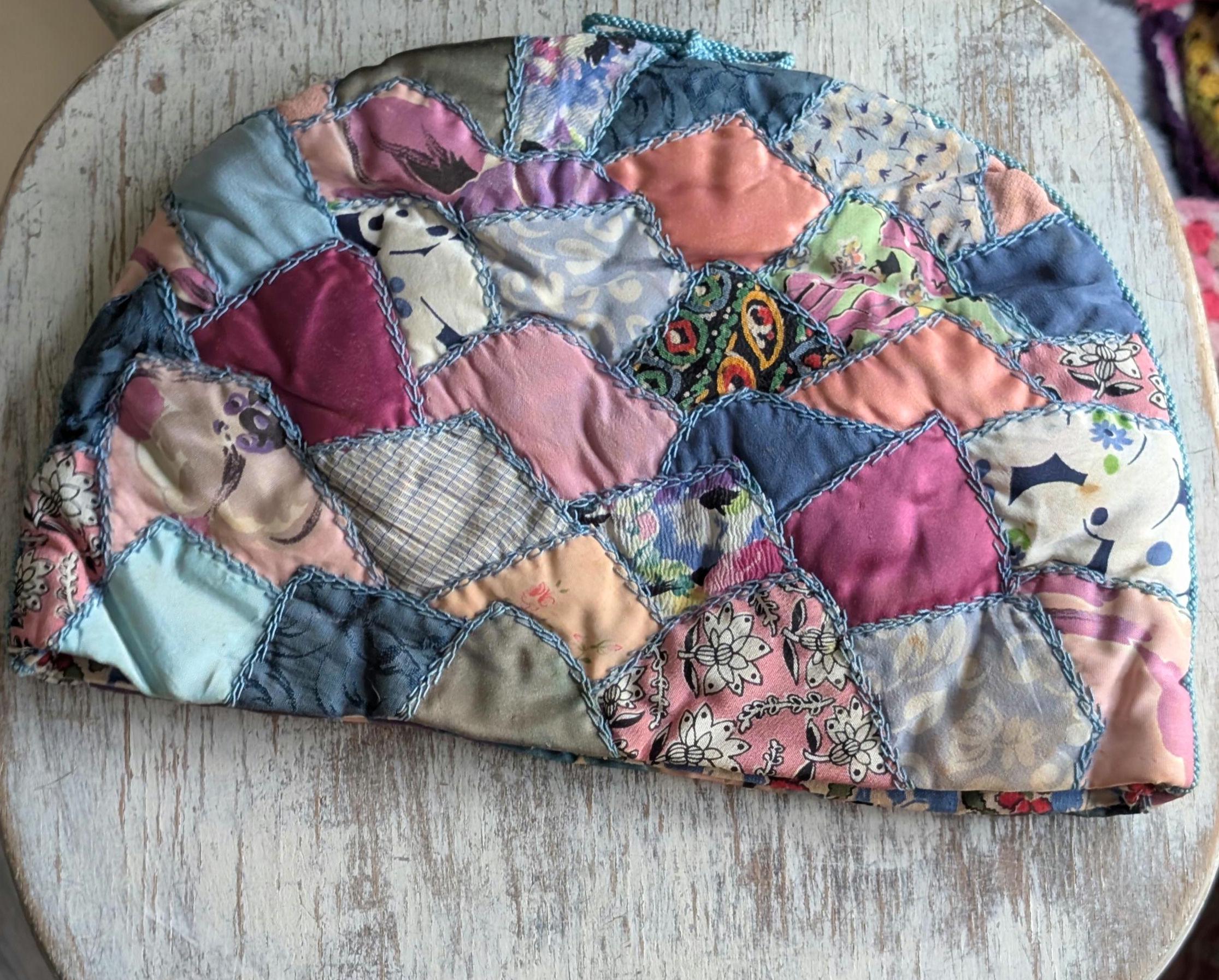 Antique Crazy Patchwork Tea Cosy - Etsy