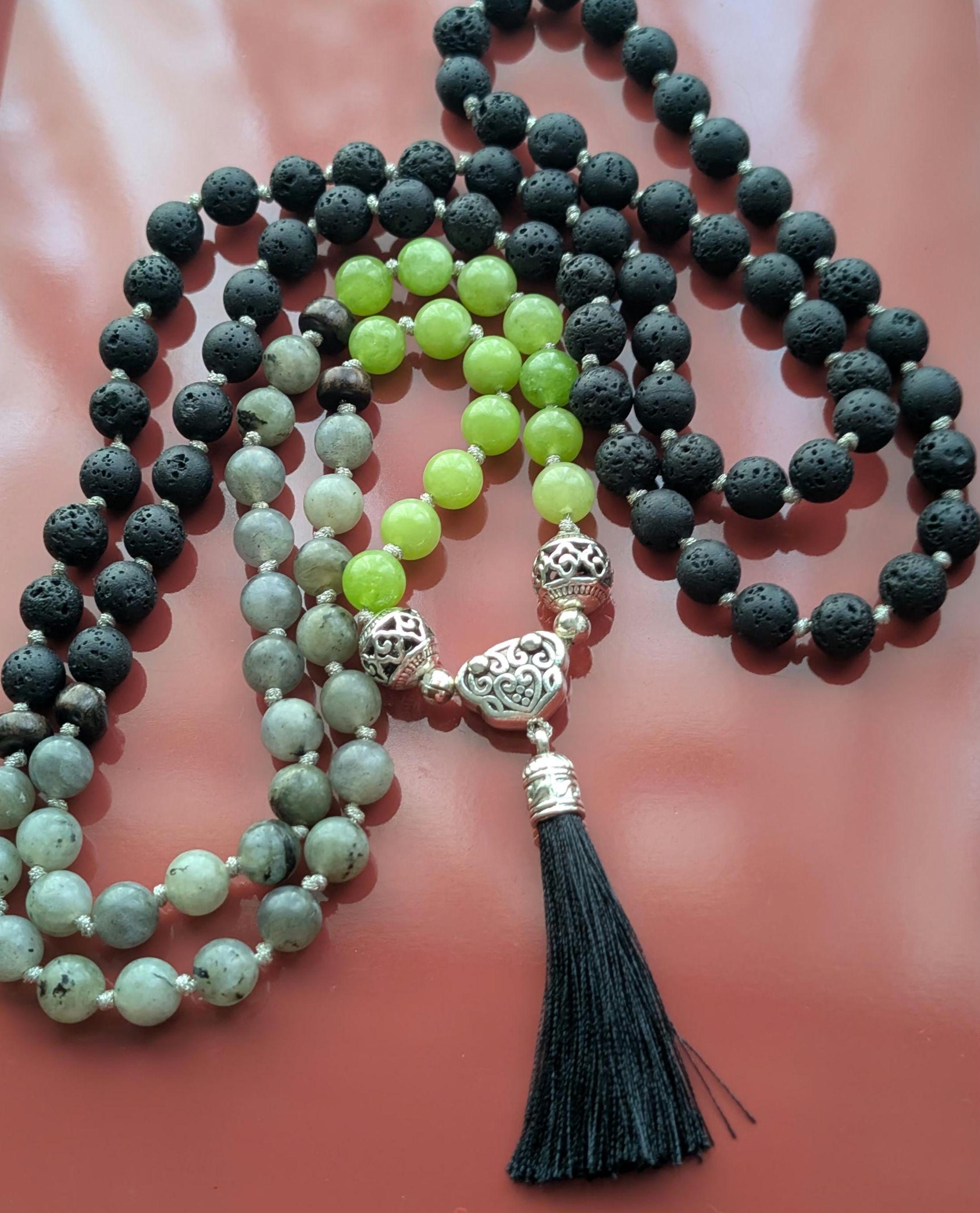 Hand Knotted Zen Mala 108 Beads - Etsy