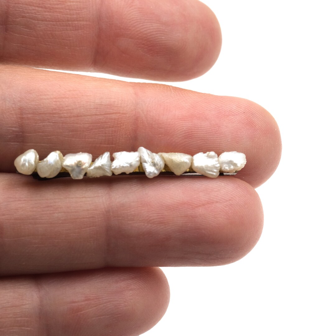 Antique River Pearl Bar Pin // Pearl Tie Bar // Victorian River Pearl ...