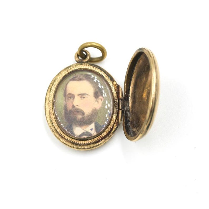Antique 1872 Victorian Enameled Locket .97", "something Blue" - Etsy Canada