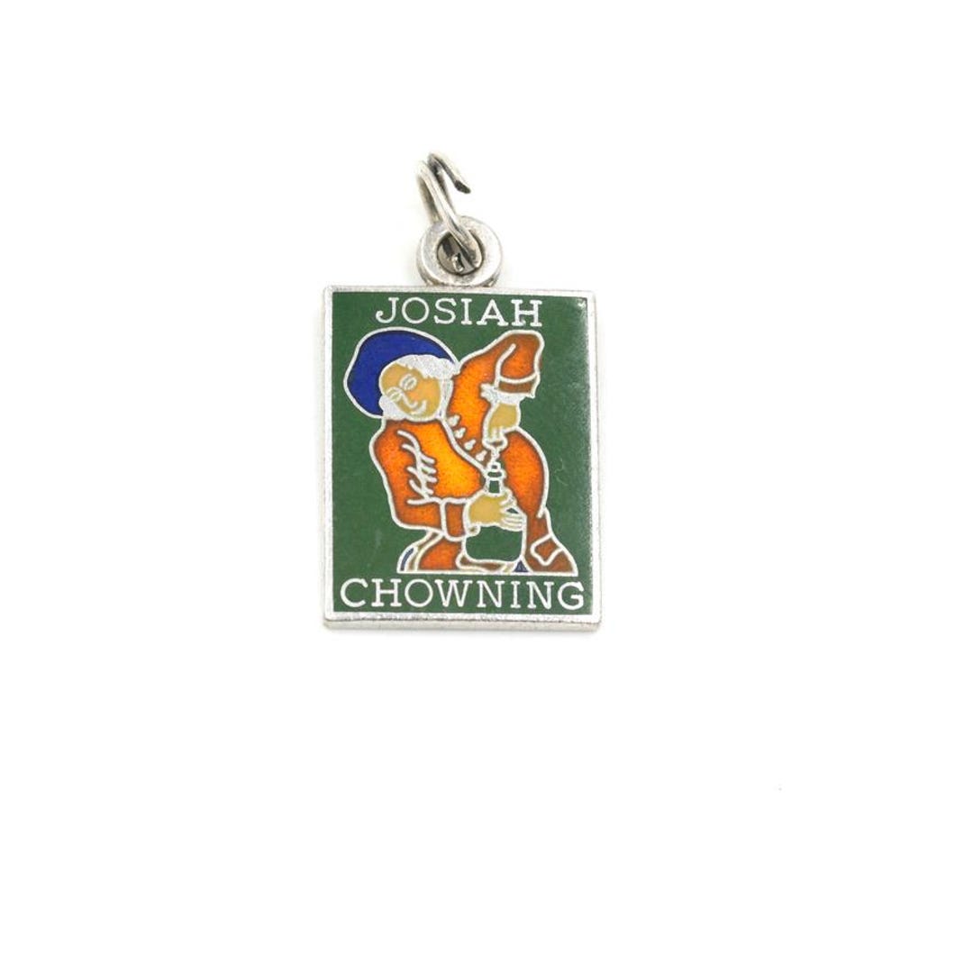Vintage Sterling Colonial Williamsburg "josiah Chowning" Tavern Enamel ...