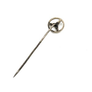 Vintage Mercedes Stick Pin // Mercedes Tie Pin // Silvertone Stick Pin ...