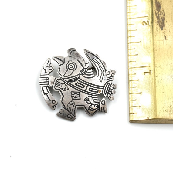Vintage Peruvian Sterling Brooch // Peruvian Bird // … - Gem