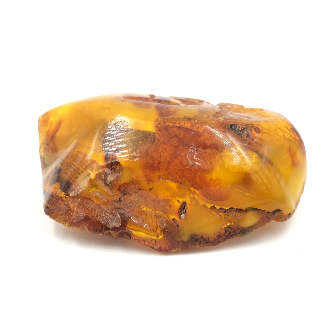 Vintage Raw Amber Chunk Brooch - 1.9" Long // Baltic Amber Jewelry ...