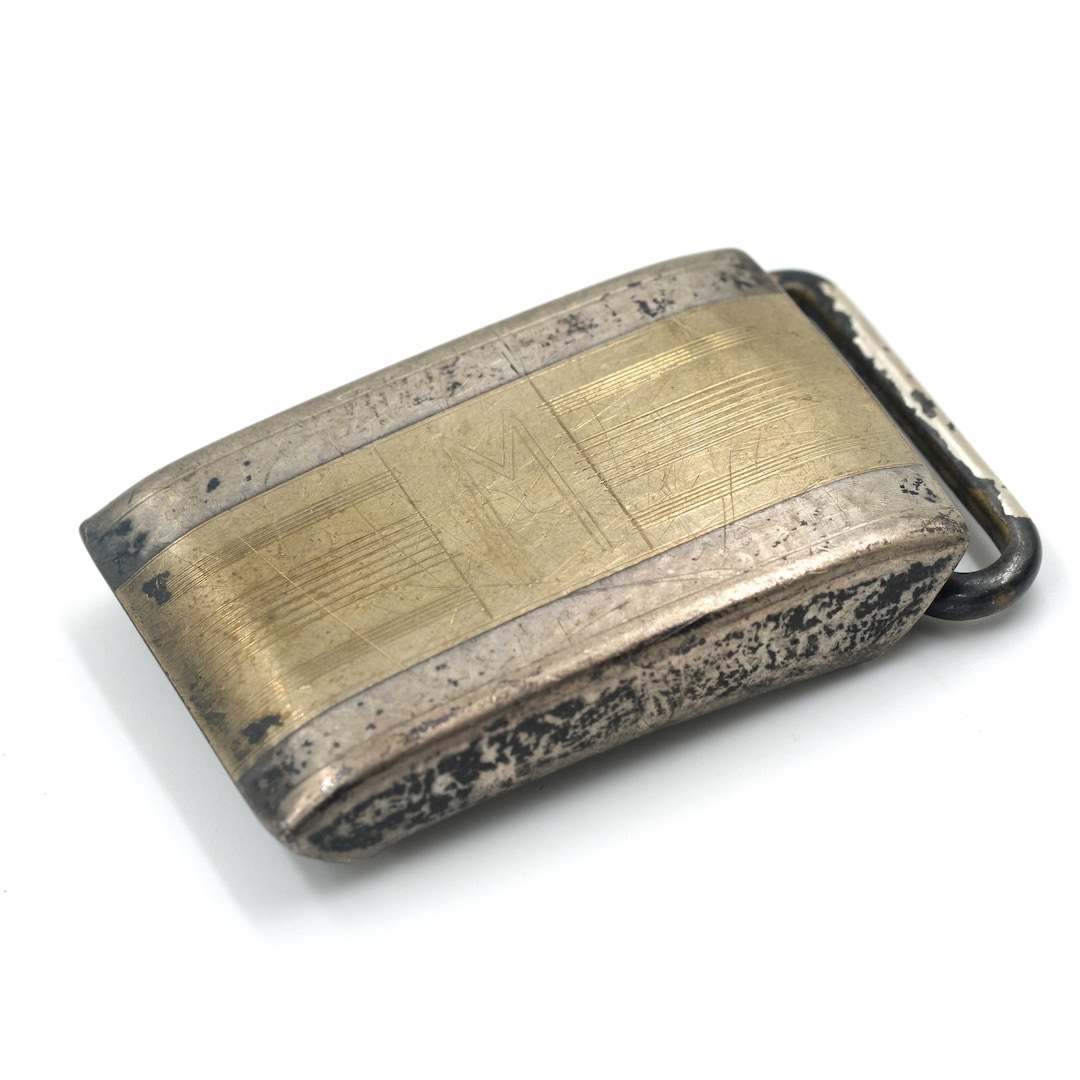 Vintage Sterling & Gold Filled "m" Buckle by Hickok 1.6" - Etsy