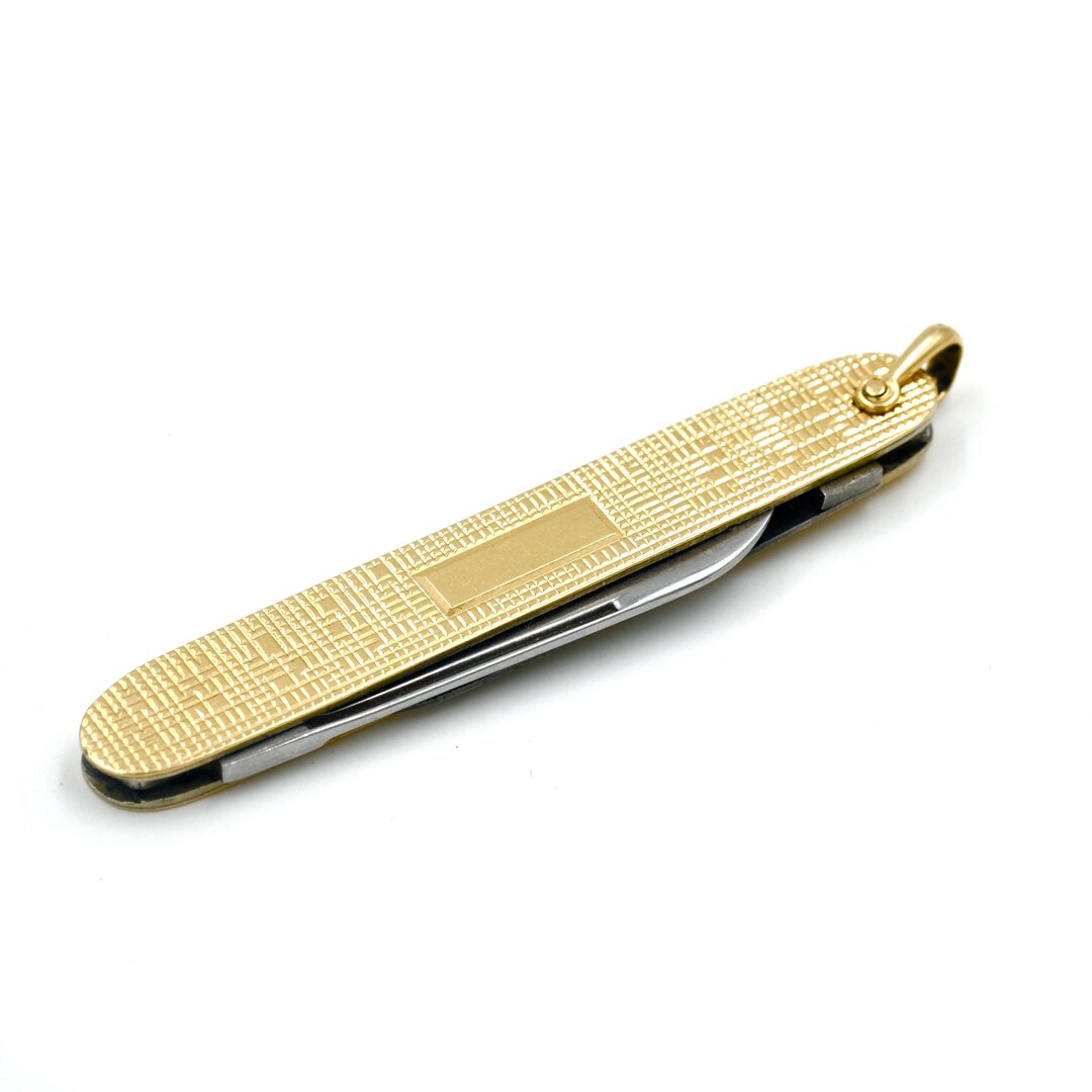 Antique 14k Gold Empire Pocket Knife 2.6 // Larter & Sons Pocket Knife ...