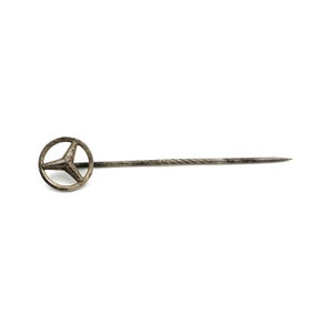 Vintage Mercedes Stick Pin // Mercedes Tie Pin // Silvertone Stick Pin ...