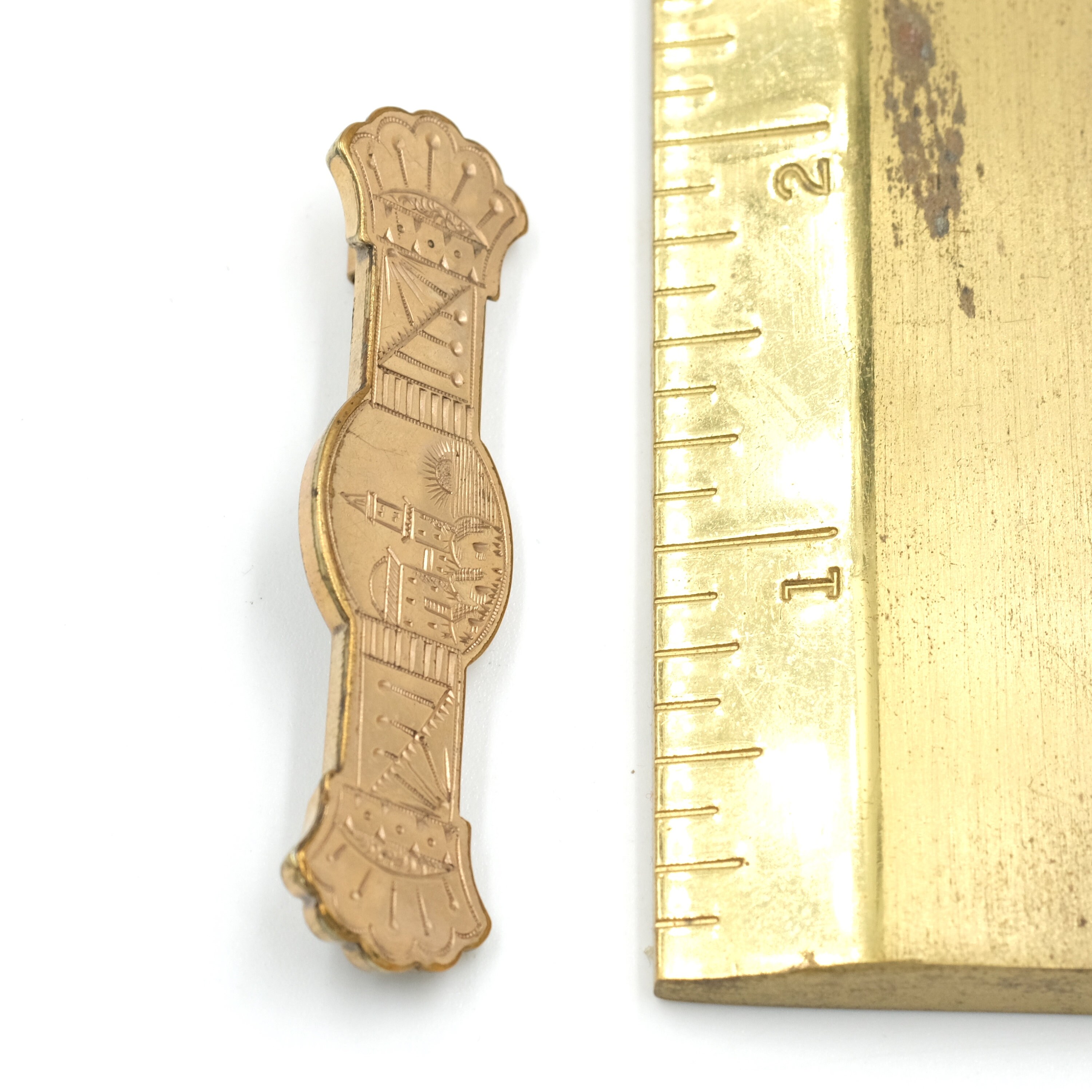 Antique Bar Pin c. 1877 // Victorian Brooch // Victorian - Etsy