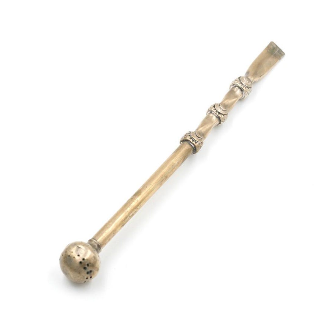 Vintage 800 Silver Yerba Mate Tea Straw // South American Travel ...
