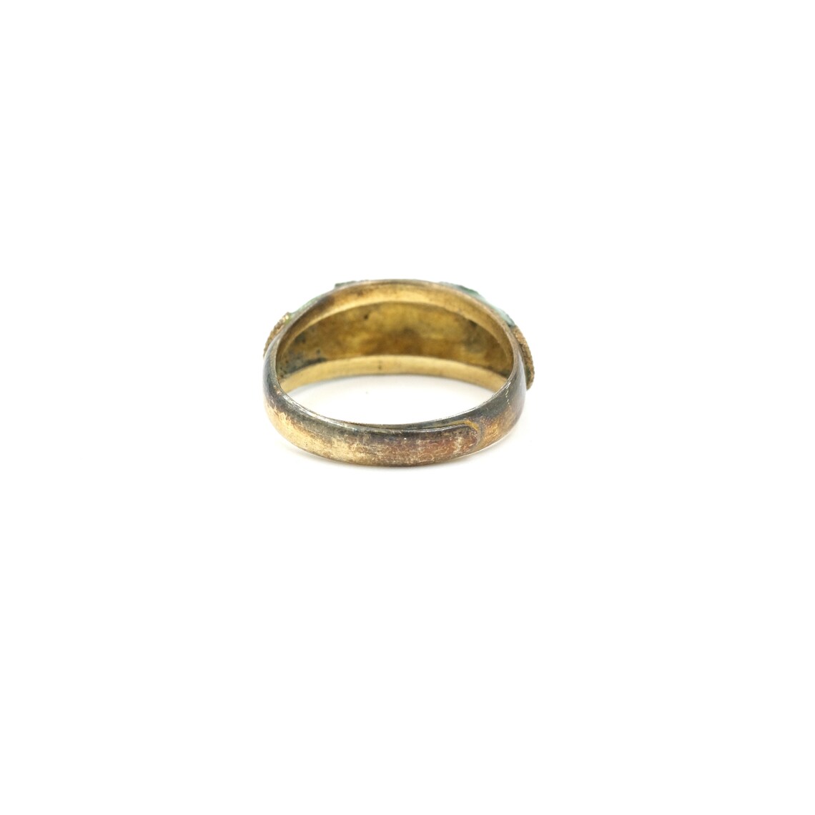 Vintage Gilt Silver & Enamel Berry Ring - Size 5 (adjusts) // Vintage ...